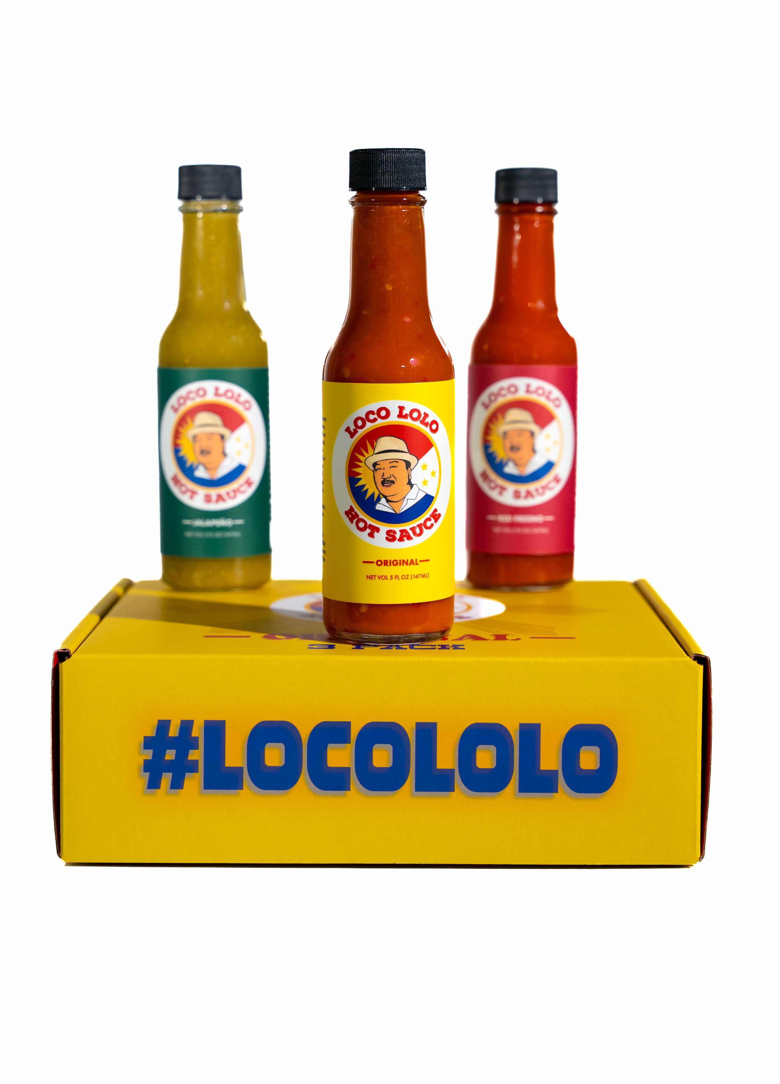 Mix and Match Variety 3 Pack – Loco Lolo Hot Sauce Company